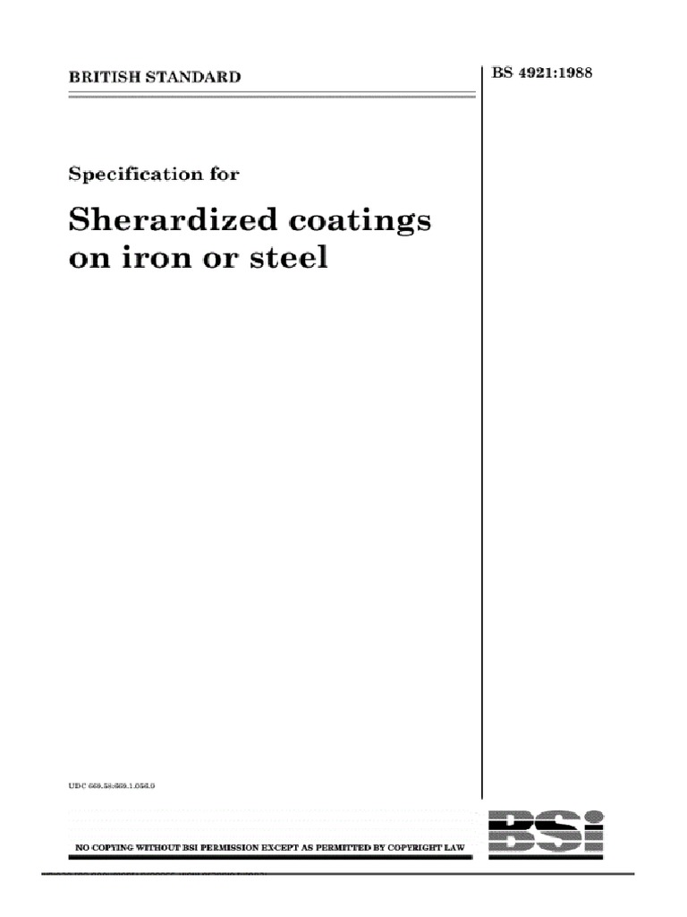 BS en 4921 | PDF