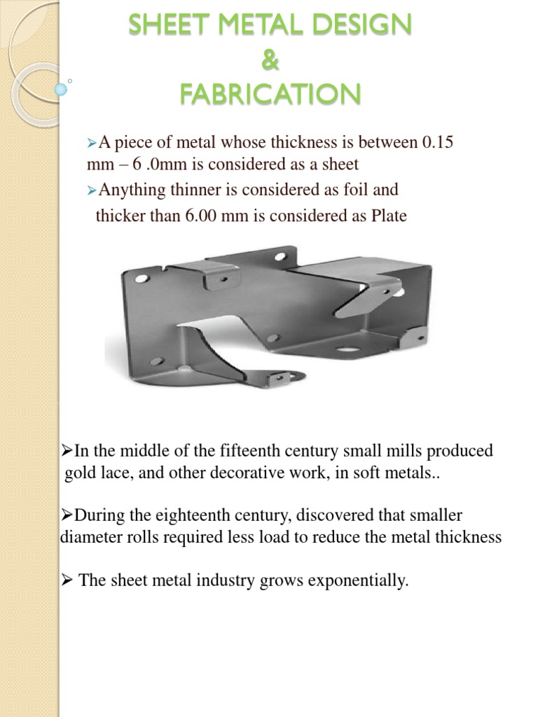 Sheet Metal Design | PDF | Art | Technology & Engineering