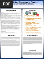 A2 Poster Presentation Template | PDF | Page Layout | Typefaces