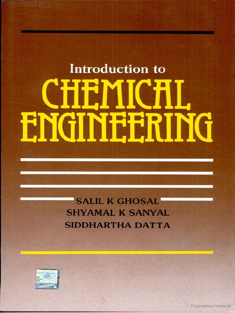 Introduction To Chemical Engineering | PDF