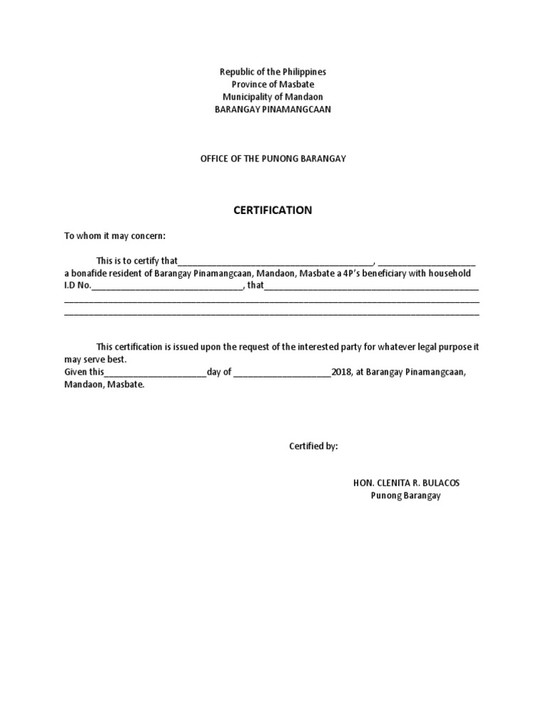 4Ps Certification | PDF