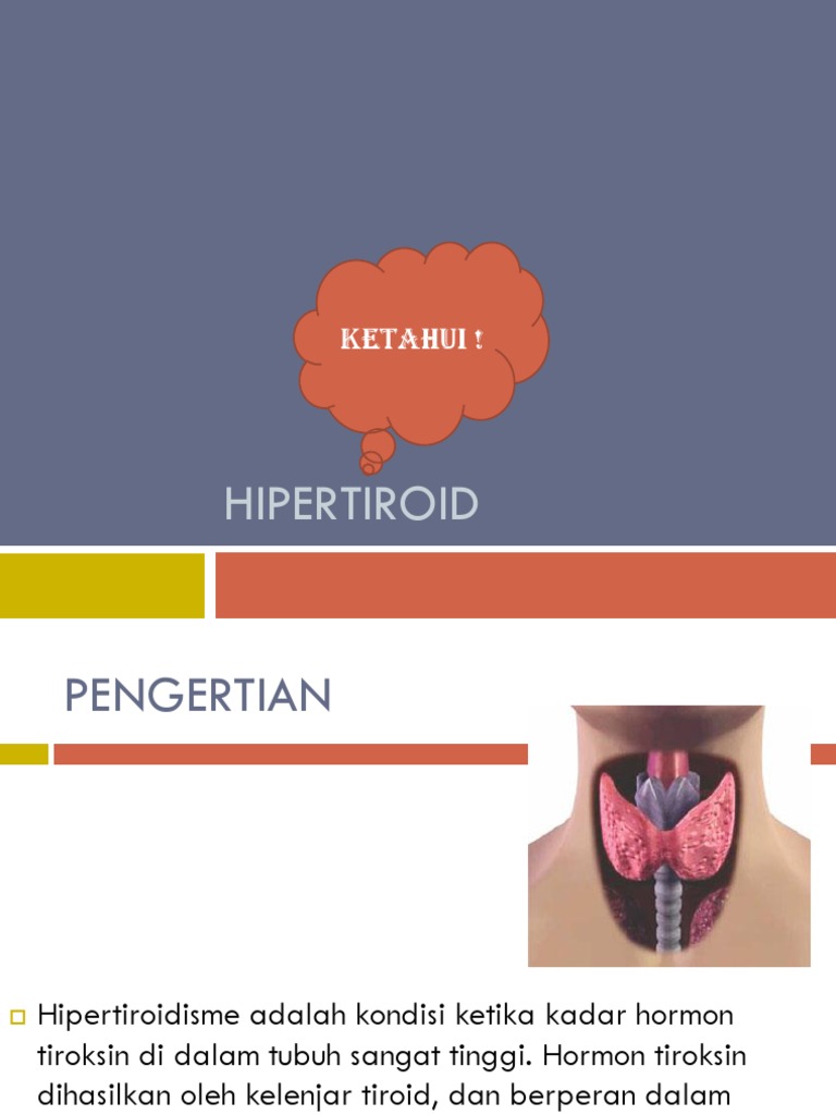 Penyuluhan HIPERTIROID | PDF | Kesehatan Holistik