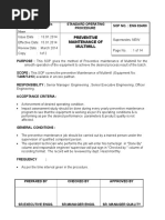 SOP For Assembly and Dismantling of Machine | PDF