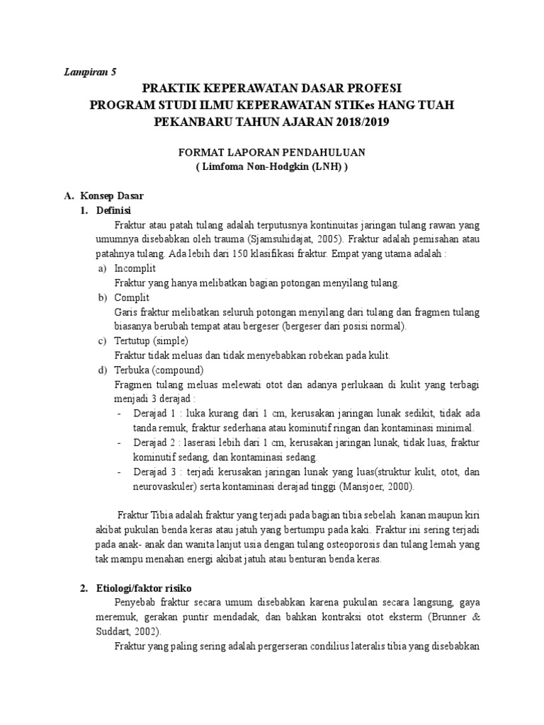 LP Fraktur Tibia | PDF