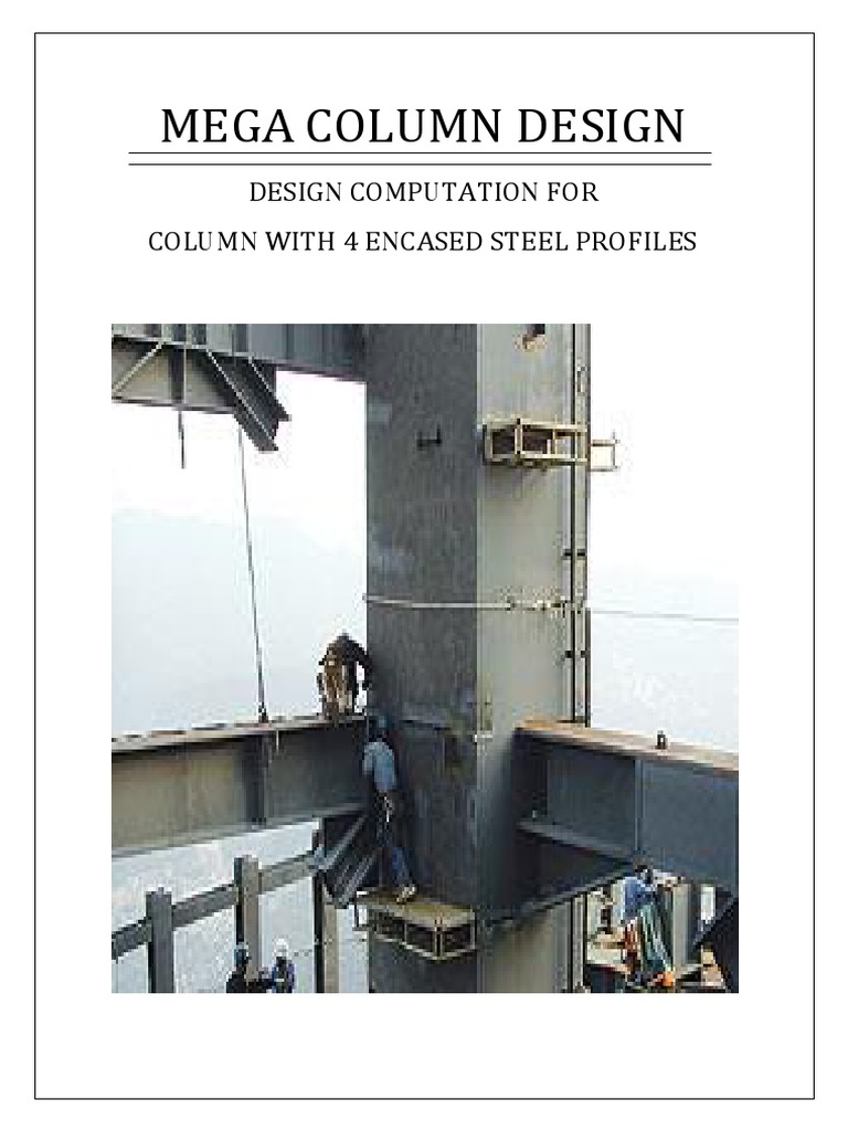 Mega Column Design Guide | PDF