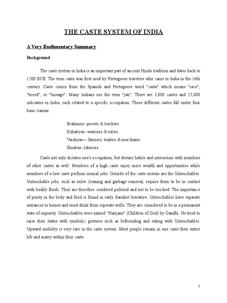 Caste Discrimination | PDF | Dalit | Caste