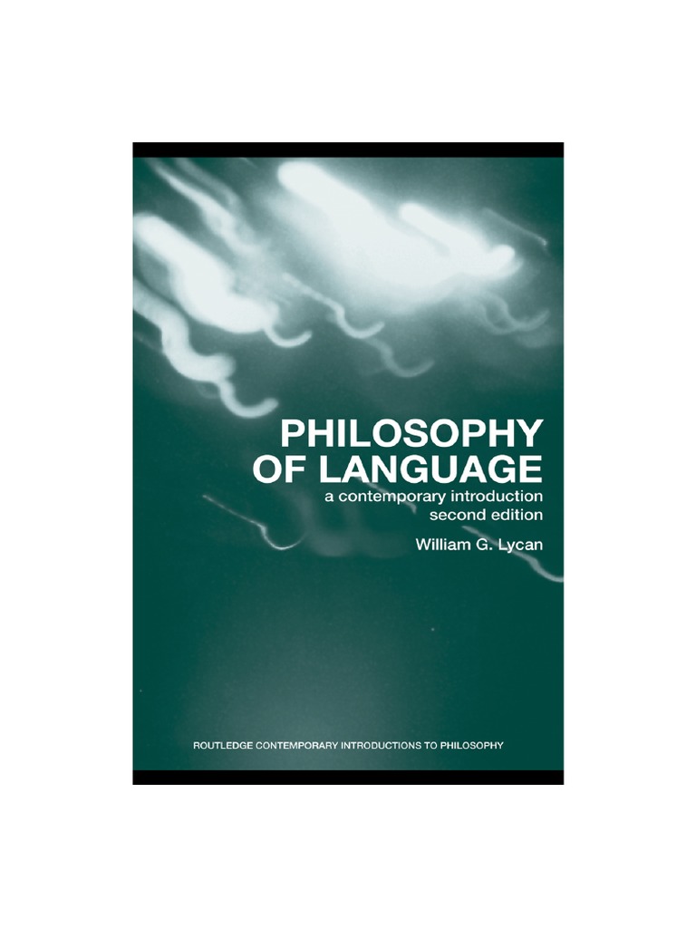 André Correia - William Lycan Filosofia Da Linguagem | PDF | Bertrand ...