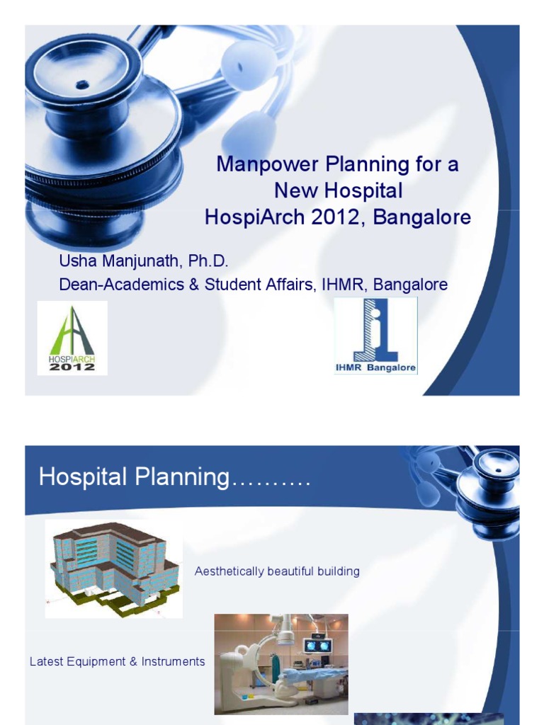 Dr. Usha - Manpower Planning New Hospitals | PDF | Hospital | Nursing