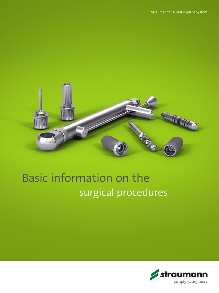 Straumann Surgical Procedures | PDF | Dental Implant | Face