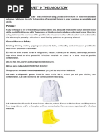 Safety Round Check List | PDF | Safety | Personal Protective Equipment