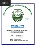 FBISE Grading System | PDF