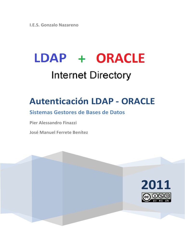 Ldap Oracle PDF | PDF | Autenticación | Oracle Corporation