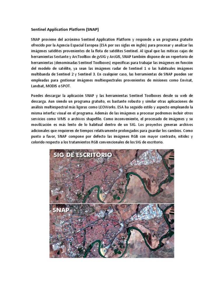SNAP - Sentinel Application Platform | PDF | Sistema de información ...
