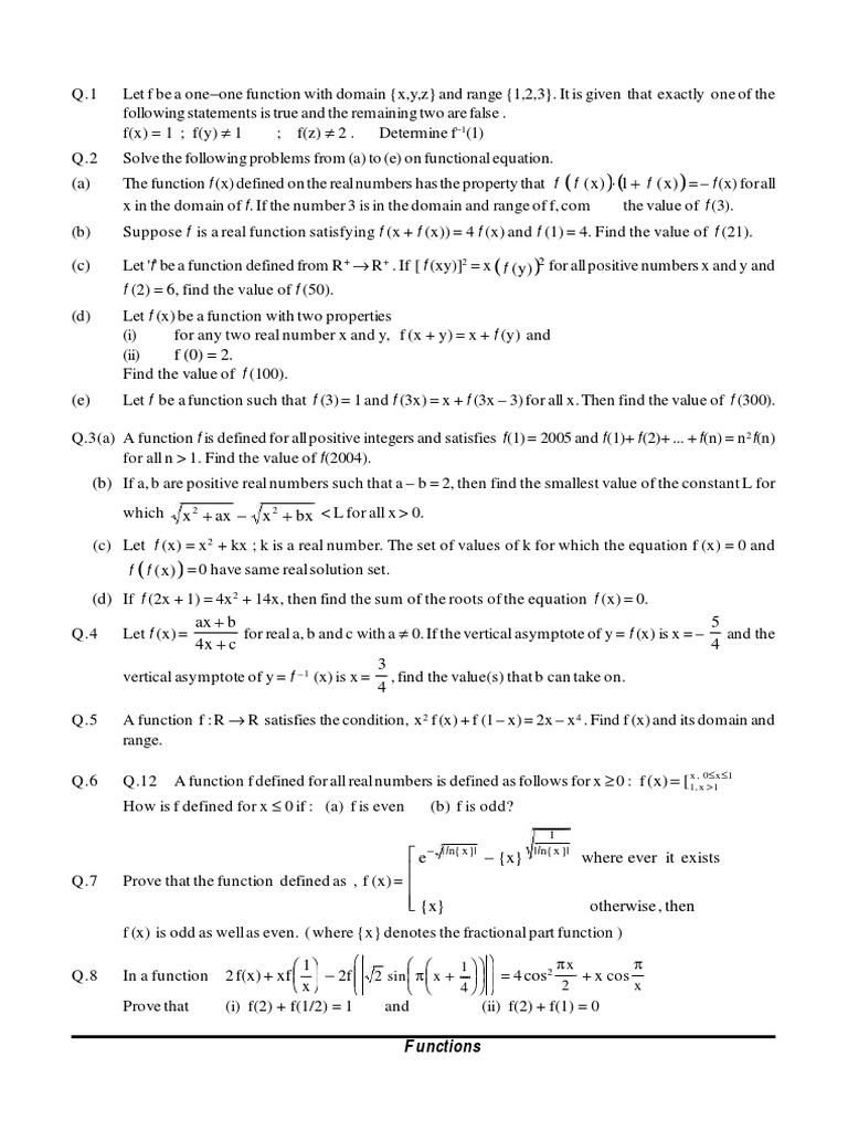 FN Assgn | PDF | Function (Mathematics) | Trigonometric Functions