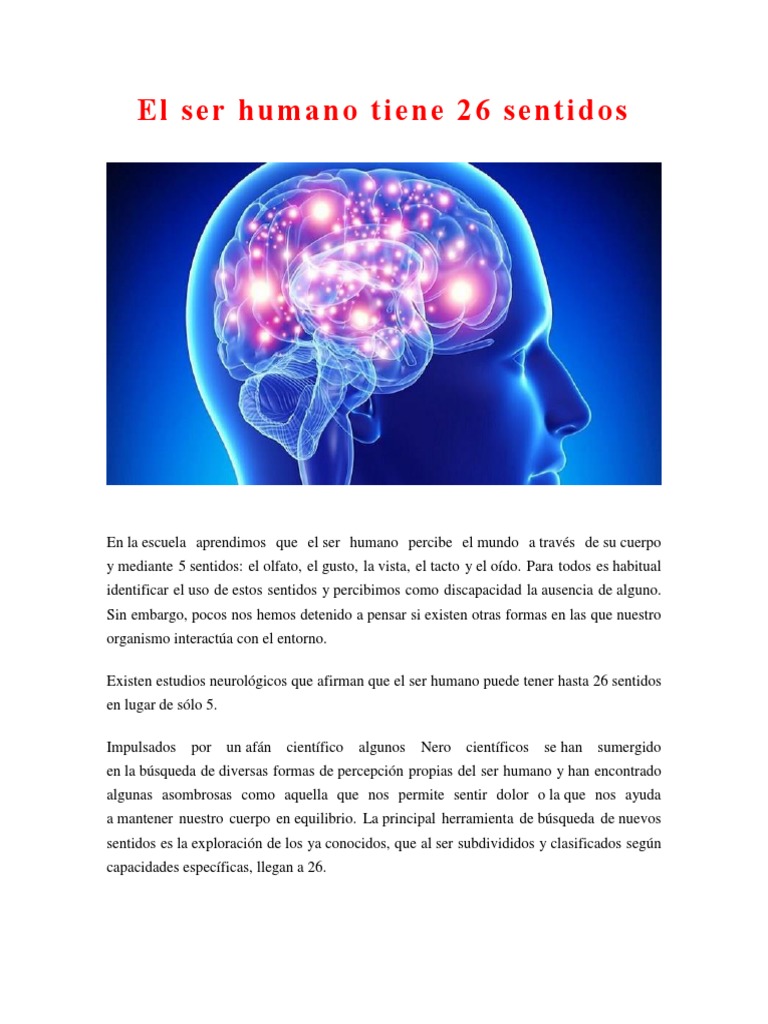 26 Sentidos Del Ser Humano | Percepción | Gusto