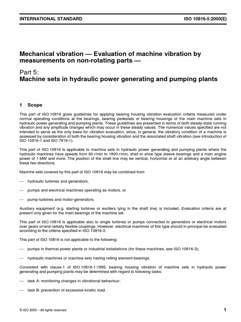 Iso 10816-5-2000 7 | PDF | Machines | Bearing (Mechanical)