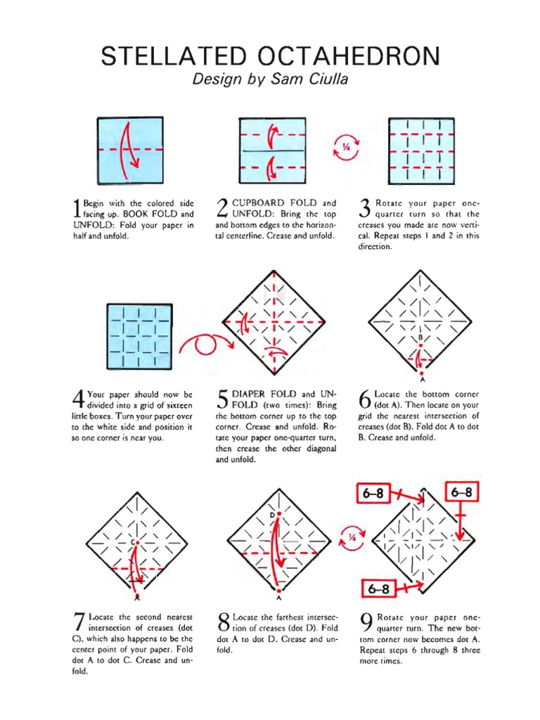 Single-Sheet Stellated Octahedron | PDF