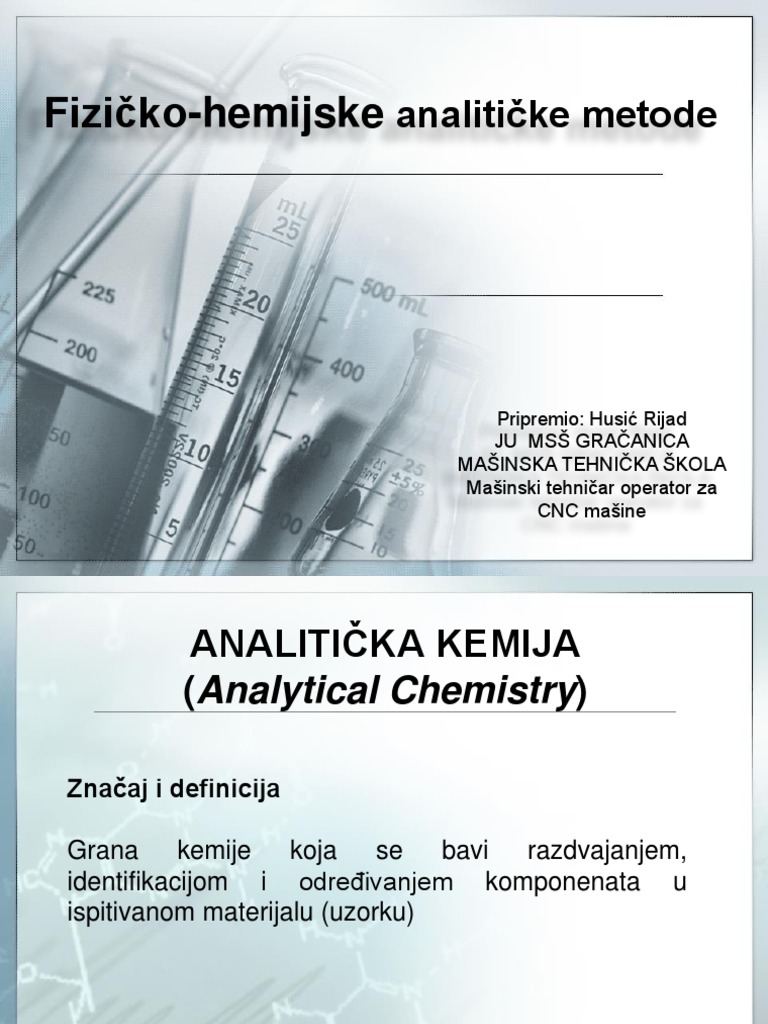 Hemija Prezentacija Sa Animacijom | PDF