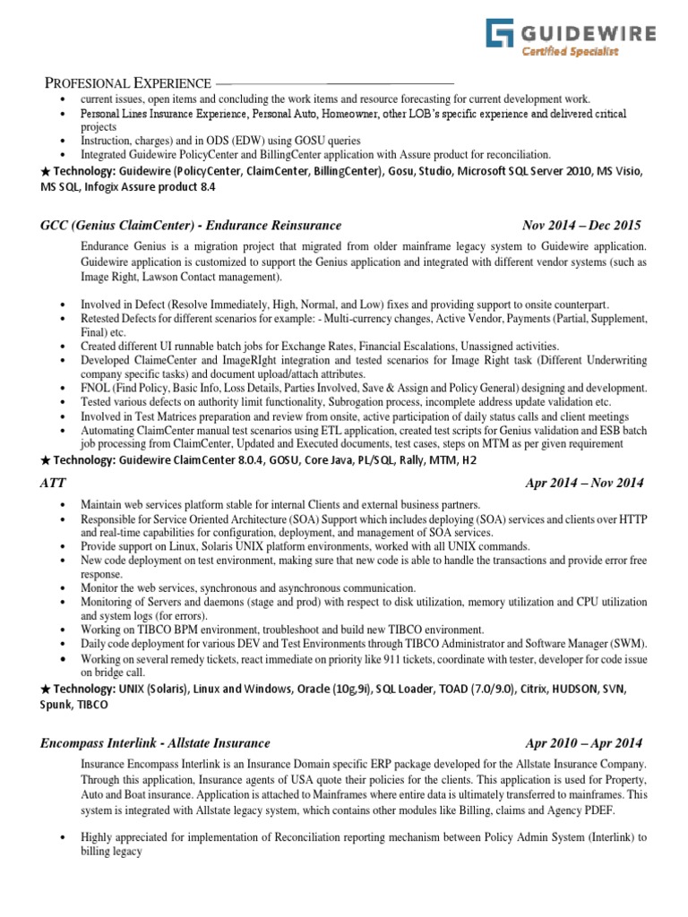 Resume 1 | PDF | Service Oriented Architecture | Java (Programming Language)
