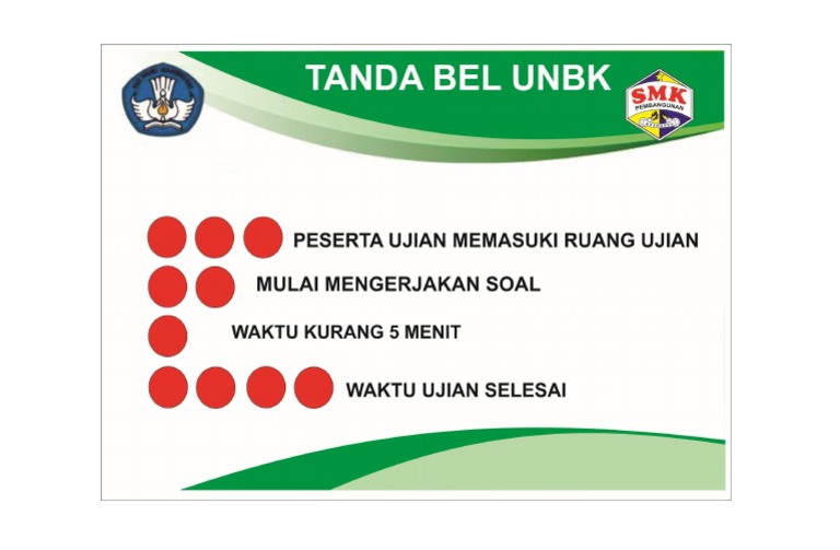 Tanda Bel UJIAN | PDF