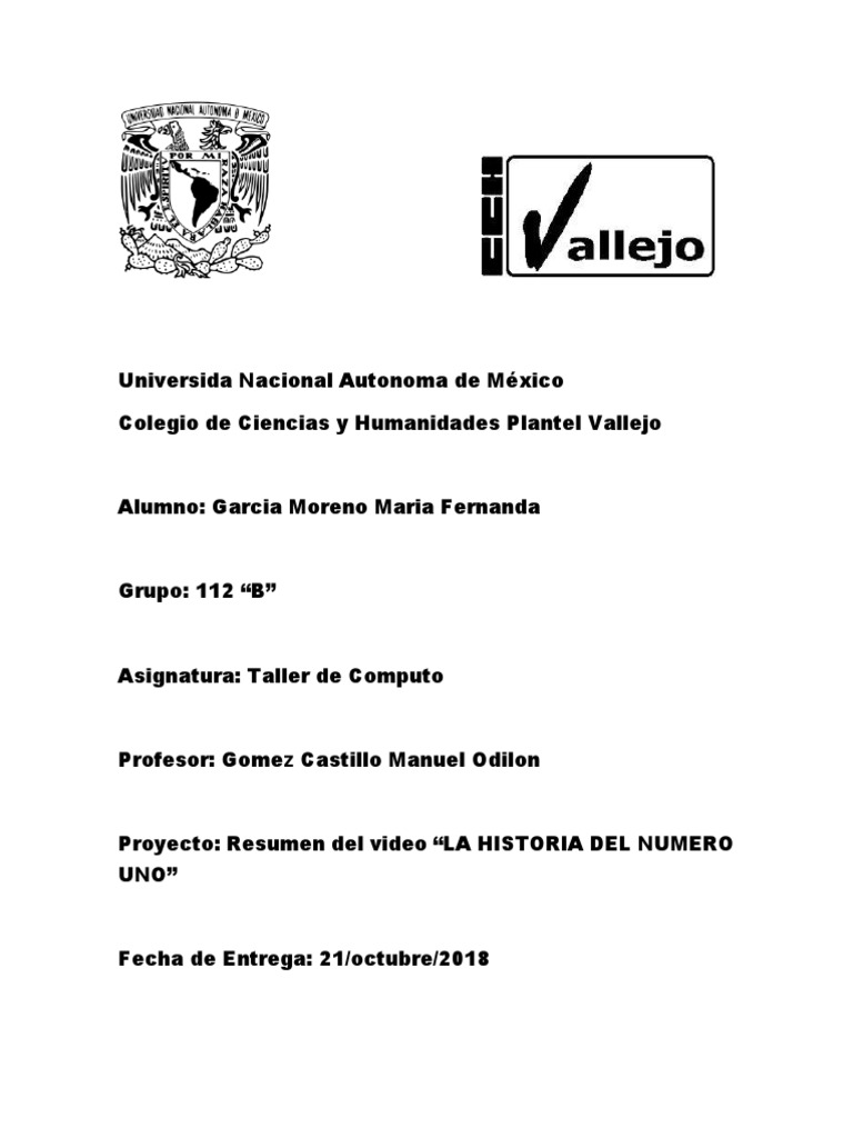 La Historia del Número Uno | PDF | Libros para adolescentes