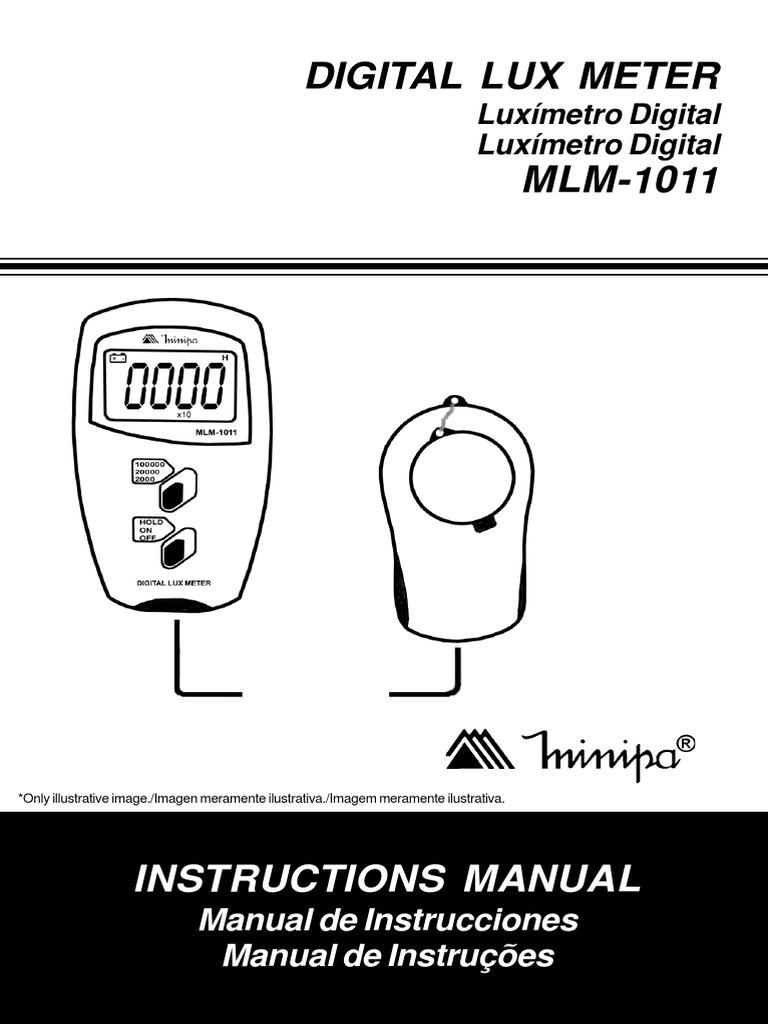 Digital Lux Meter: Instructions Manual | PDF | Electrical Engineering ...