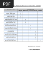 Form Ceklist Perawatan AC | PDF