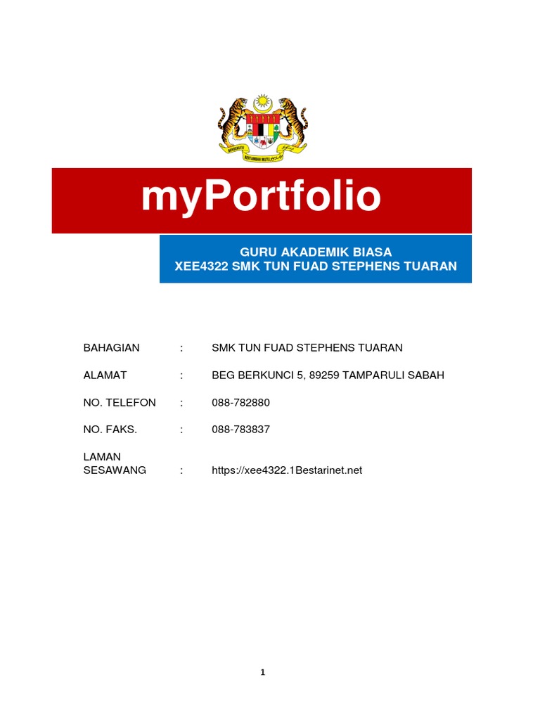 Contoh MyProfile KMK Tingkatan 6 | PDF