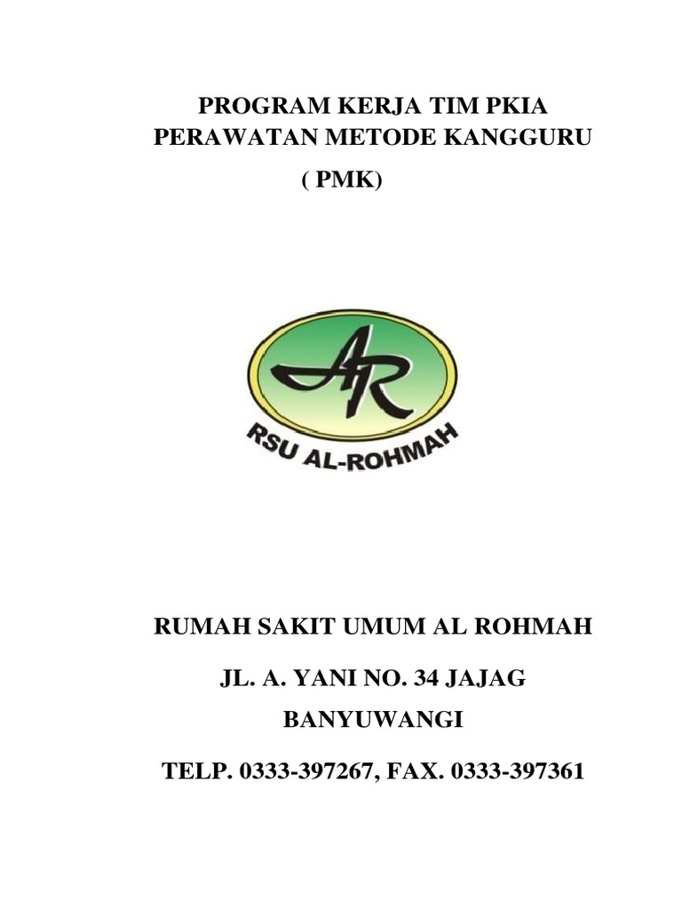 Program Kerja Tim PMK | PDF