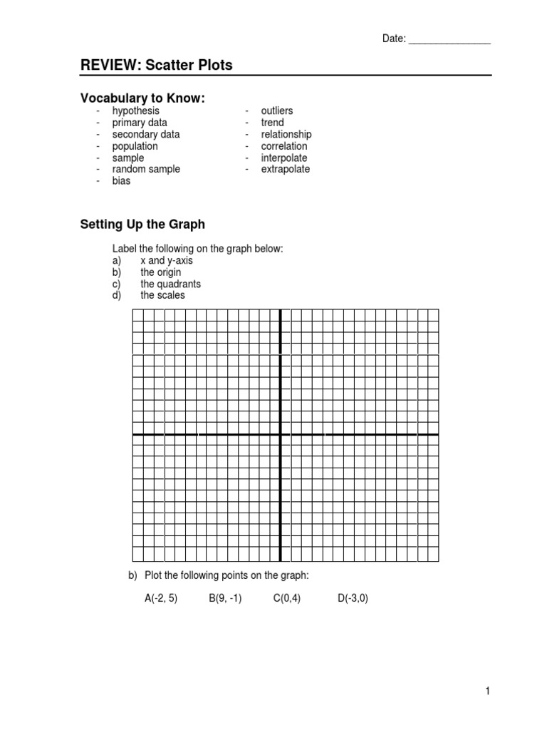 4-1 With Answers | PDF | Scatter Plot | Correlation And Dependence