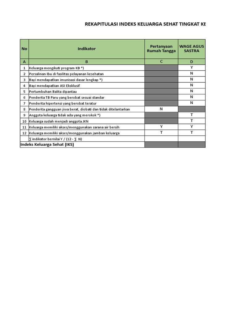 Format Hitung Manual IKS | PDF