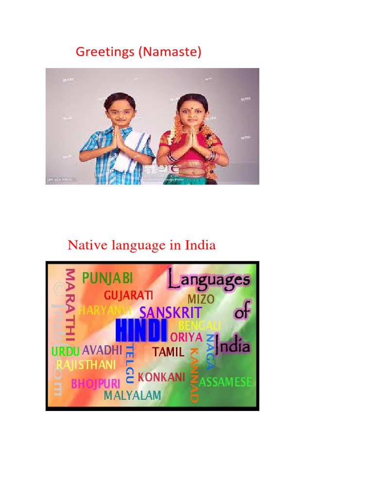 Greetings (Namaste) | PDF