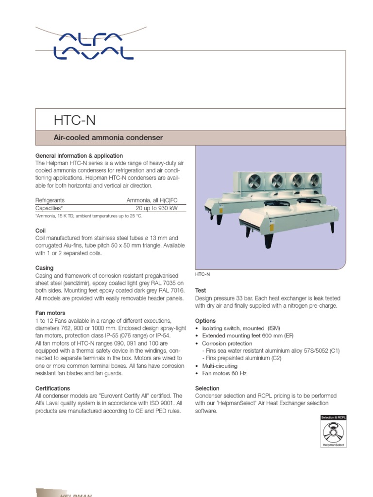 CATALOG Condenser 2 | PDF | Heat Exchanger | Heating, Ventilating, And ...
