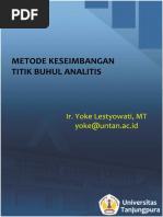 Pertemuan 9 Statika - Rangka Batang Titik Buhul | PDF