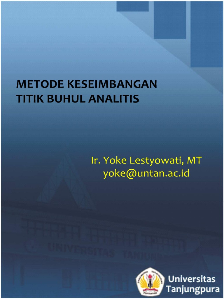 Modul Pembelajaran Metode Keseimbangan Titik Buhul Analitis | PDF