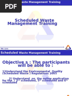 Scheduled Waste Management Guide | PDF | Packaging And Labeling | Waste