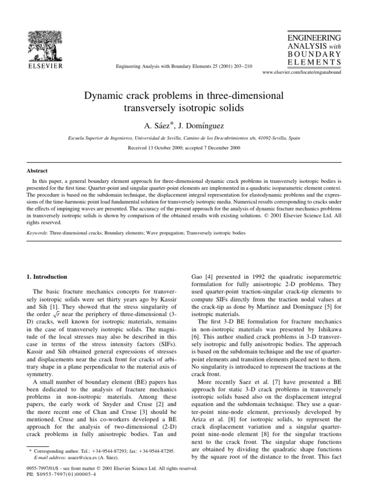 Dynamic Crack Problems in Three-Dimensional Transversely Isotropic ...