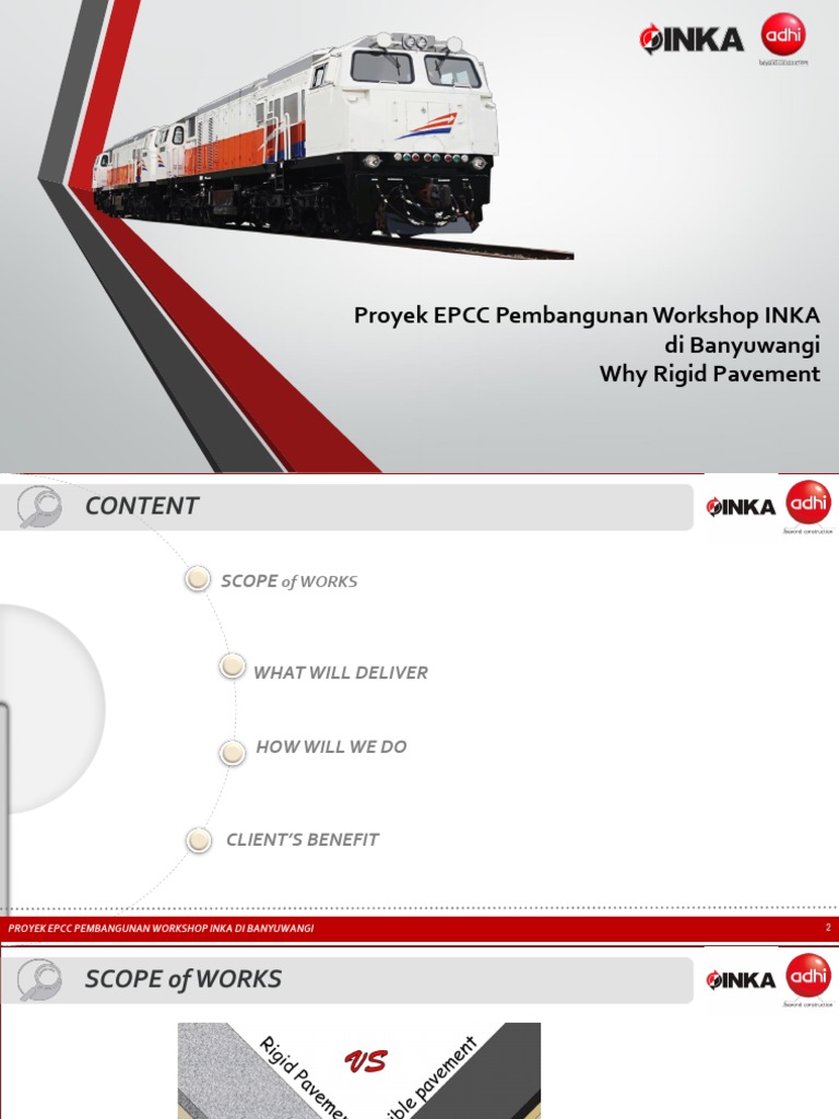 Proyek EPCC Pembangunan Workshop INKA Di Banyuwangi Why Rigid Pavement ...