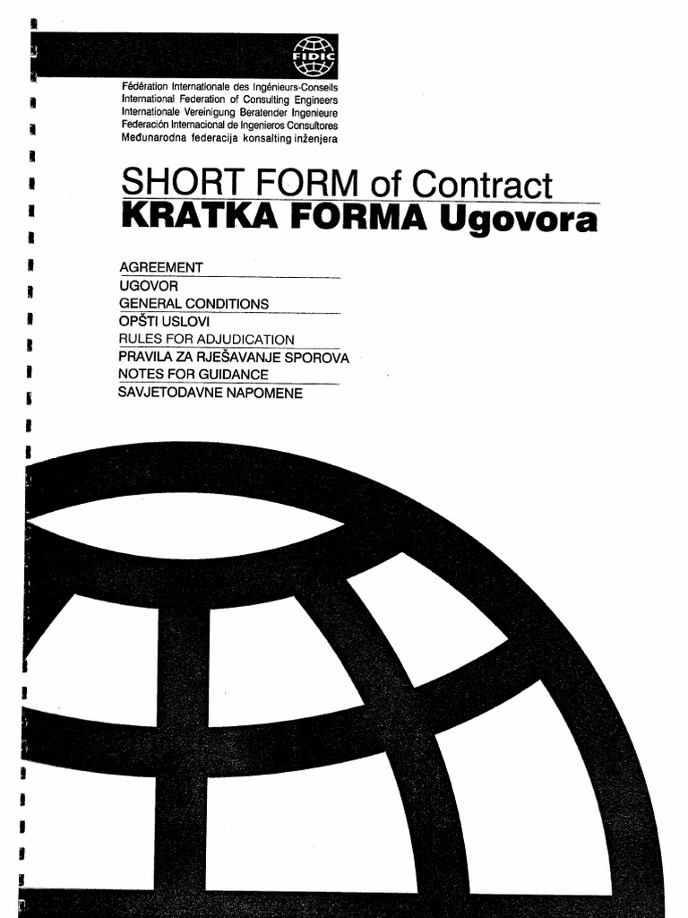 Fidic Green Book en | PDF