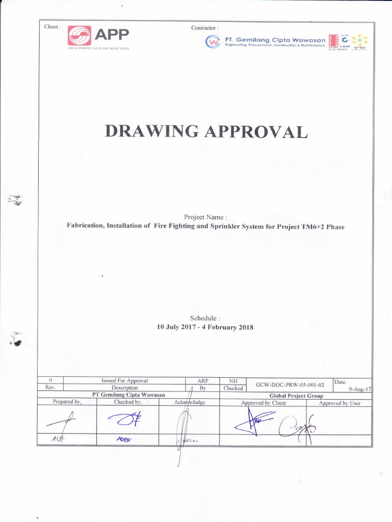Fire Sprinkler System Installation Approval | PDF