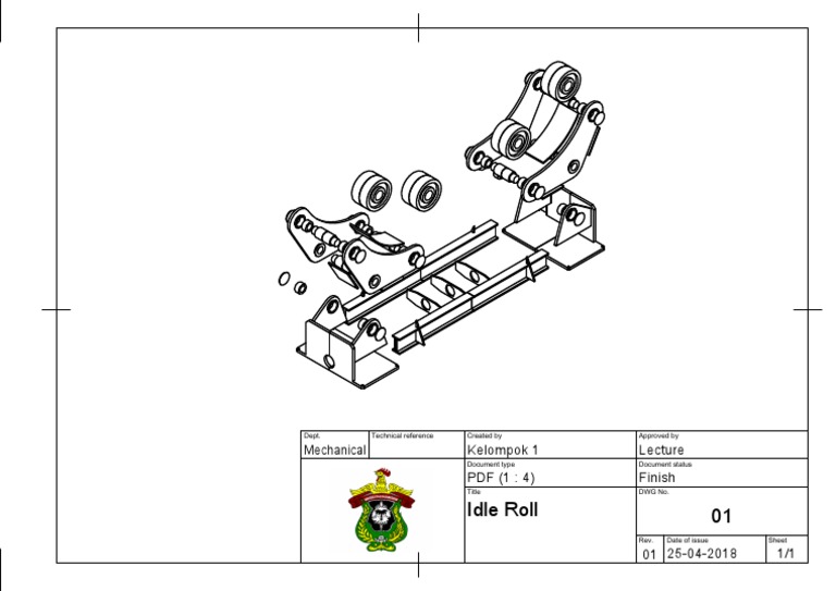 Idle Roll Drawing v1 | PDF