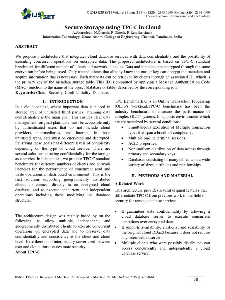 International Journal of Scientific Research in Science, Engineering and Technology | PDF ...