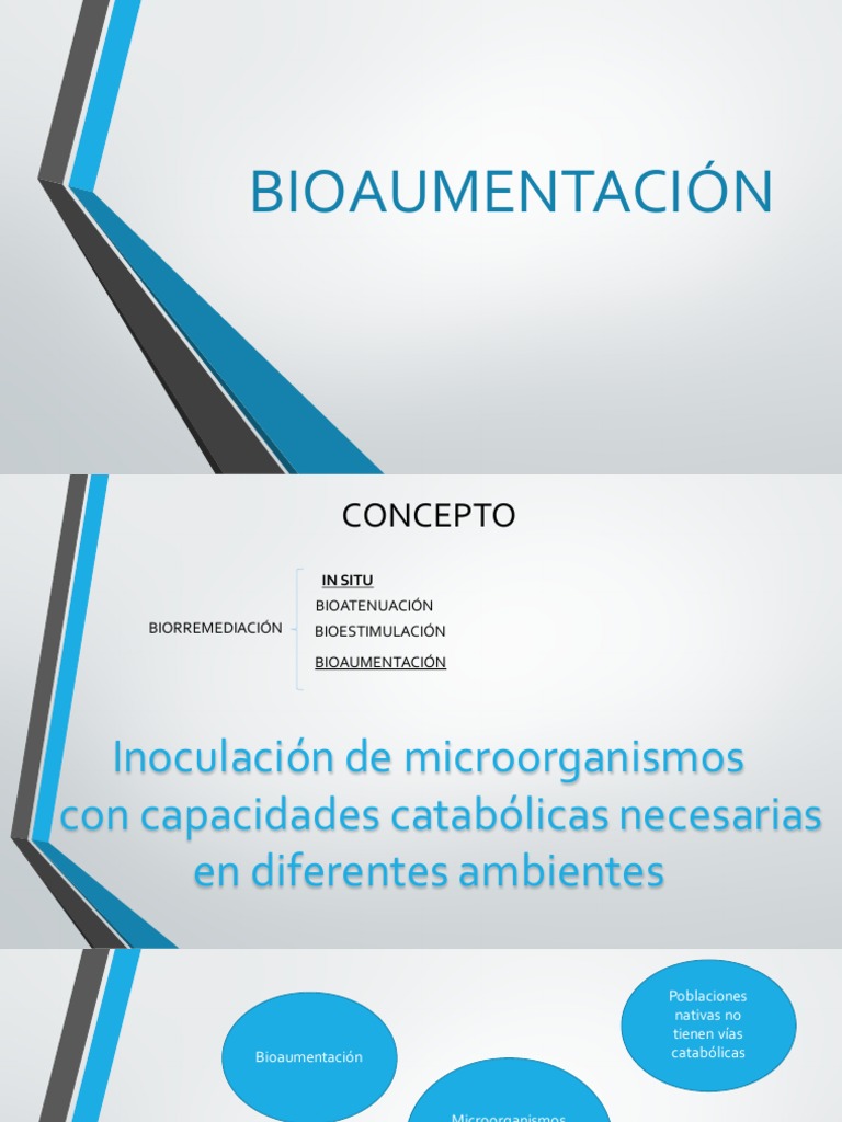 BIOAUMENTACIÓN | PDF | Organismos | Microorganismo