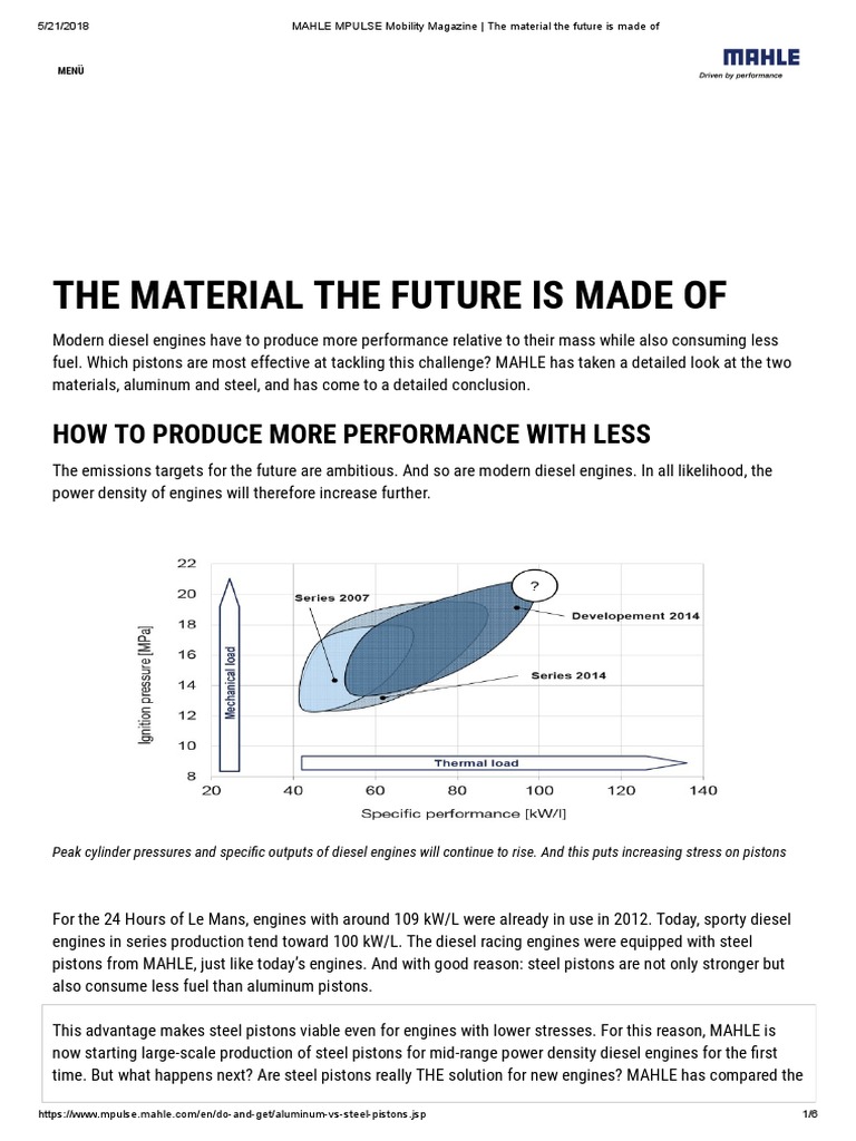 Mahle Materials | PDF | Diesel Engine | Engines