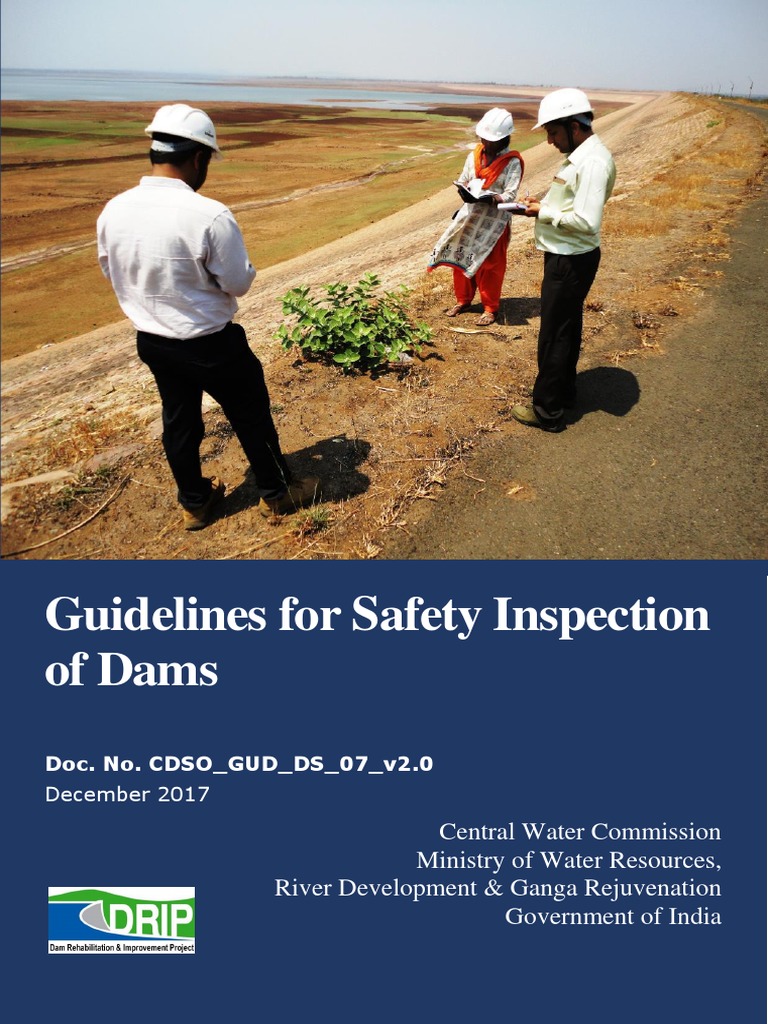 Dam Safety Inspection Guidelines | PDF | Spillway | Dam