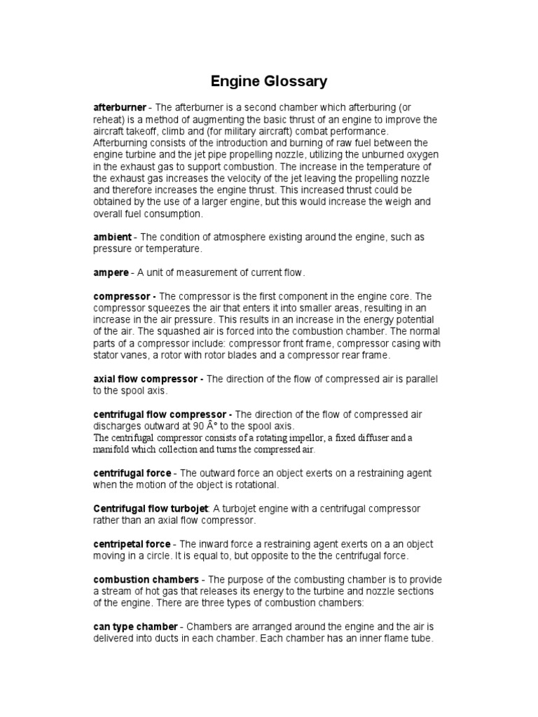 Understanding Jet Engine Components and Terminology Through an In-Depth ...