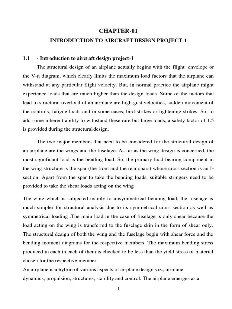 Aircraft Design Project 2 PDF | PDF | Fuselage | Wing