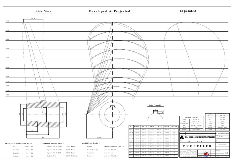 Drawing 2000 MM - PT Trans Power Shaft 6.5 Inchi | PDF