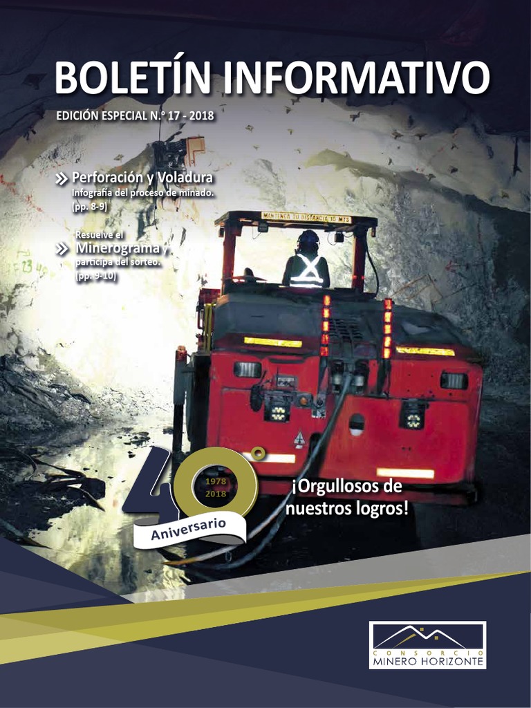 Boletín CMH 17 | PDF | Material explosivo | Minería