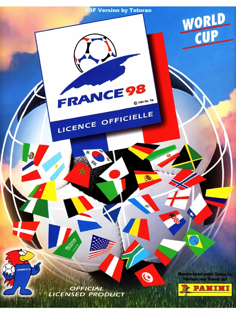 Album Panini Mundial 1998 Francia (Restaurado) | PDF